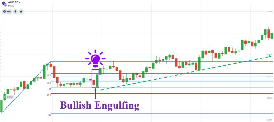 How to trade Fibonacci indicator with reversal candlestick patterns